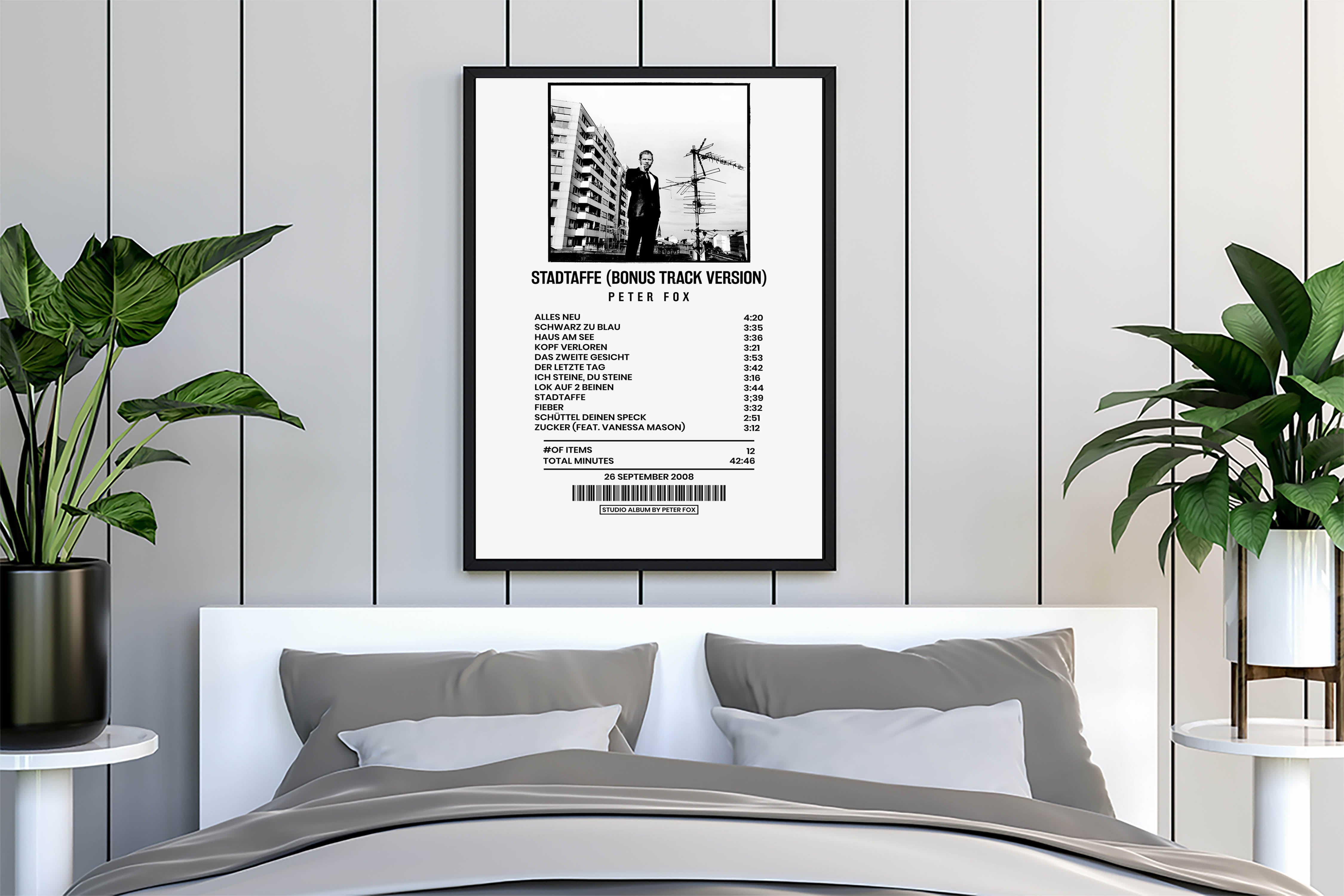 Stadtaffe (Bonus Track Version) By Peter Fox [Canvas] – Receipt Rugs