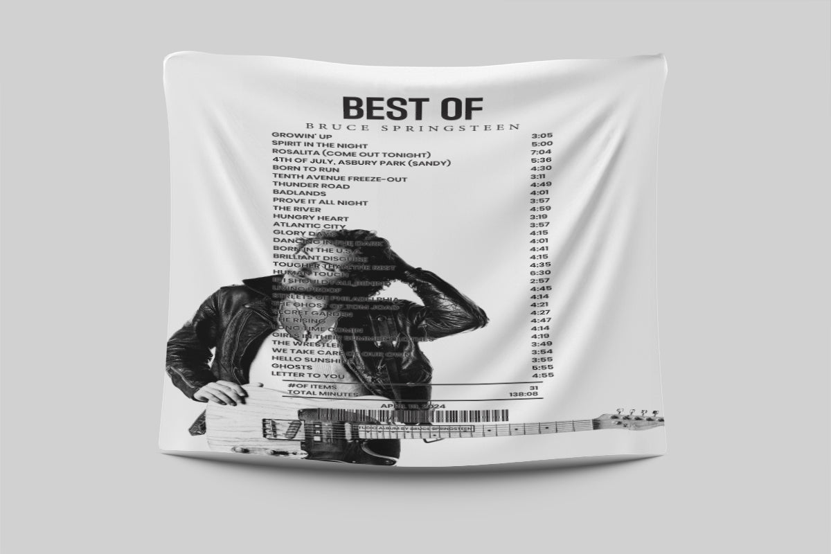 Best Of By Bruce Springsteen [Blanket] – Receipt Rugs