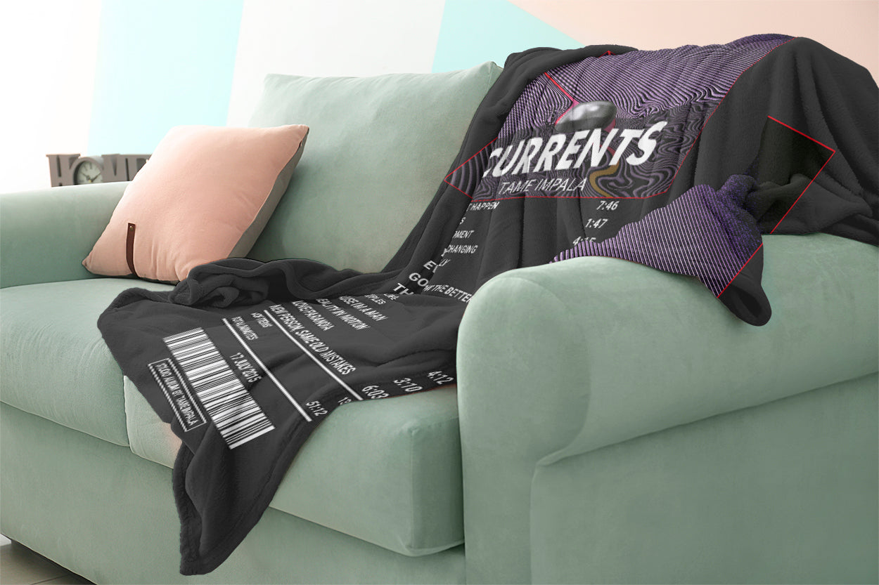 Currents By Tame Impala [Blanket] – Receipt Rugs