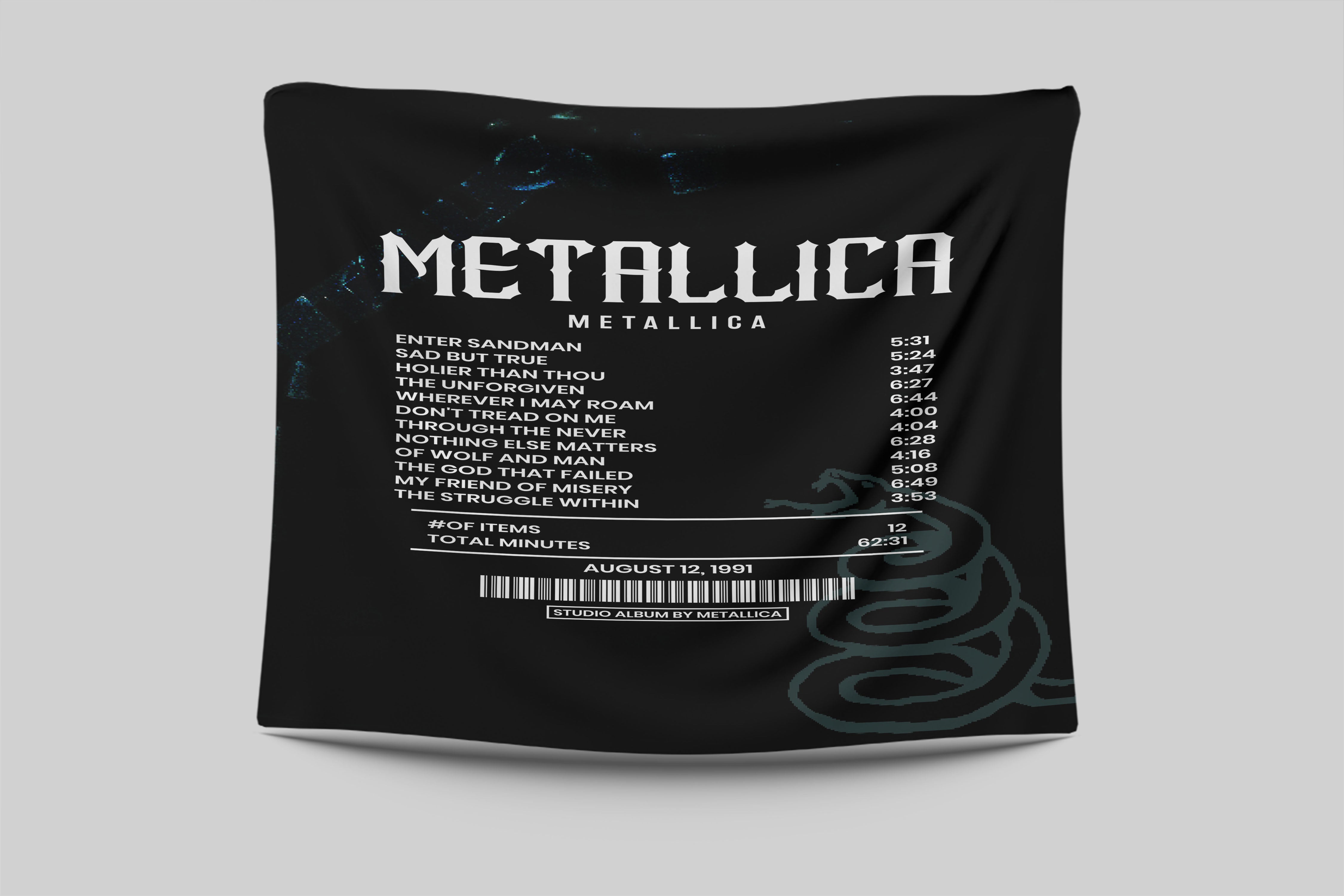 Metallica By Metallica [Blanket] – Receipt Rugs