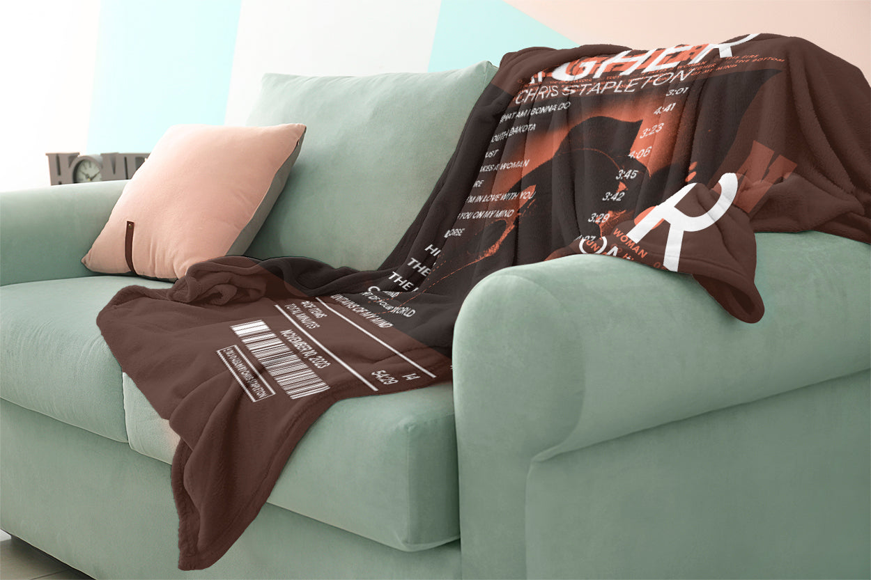 Higher By Chris Stapleton [Blanket] – Receipt Rugs