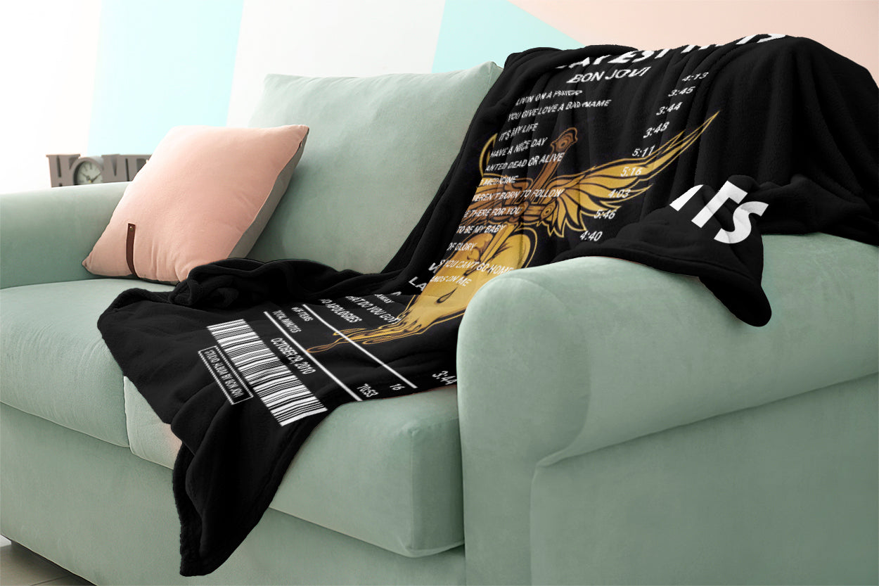 Greatest Hits By Bon Jovi [Blanket] – Receipt Rugs