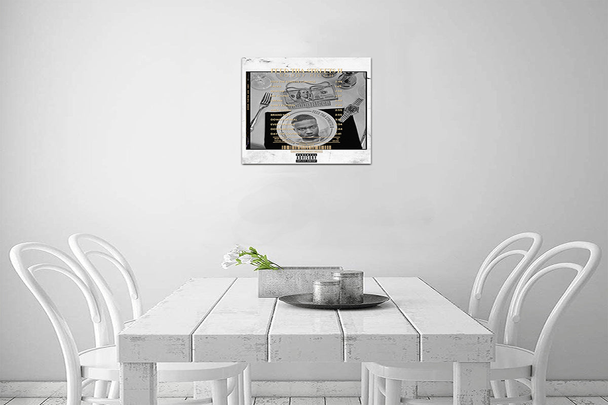 Feed Tha Streets II by Roddy ricch [Canvas] – Receipt Rugs