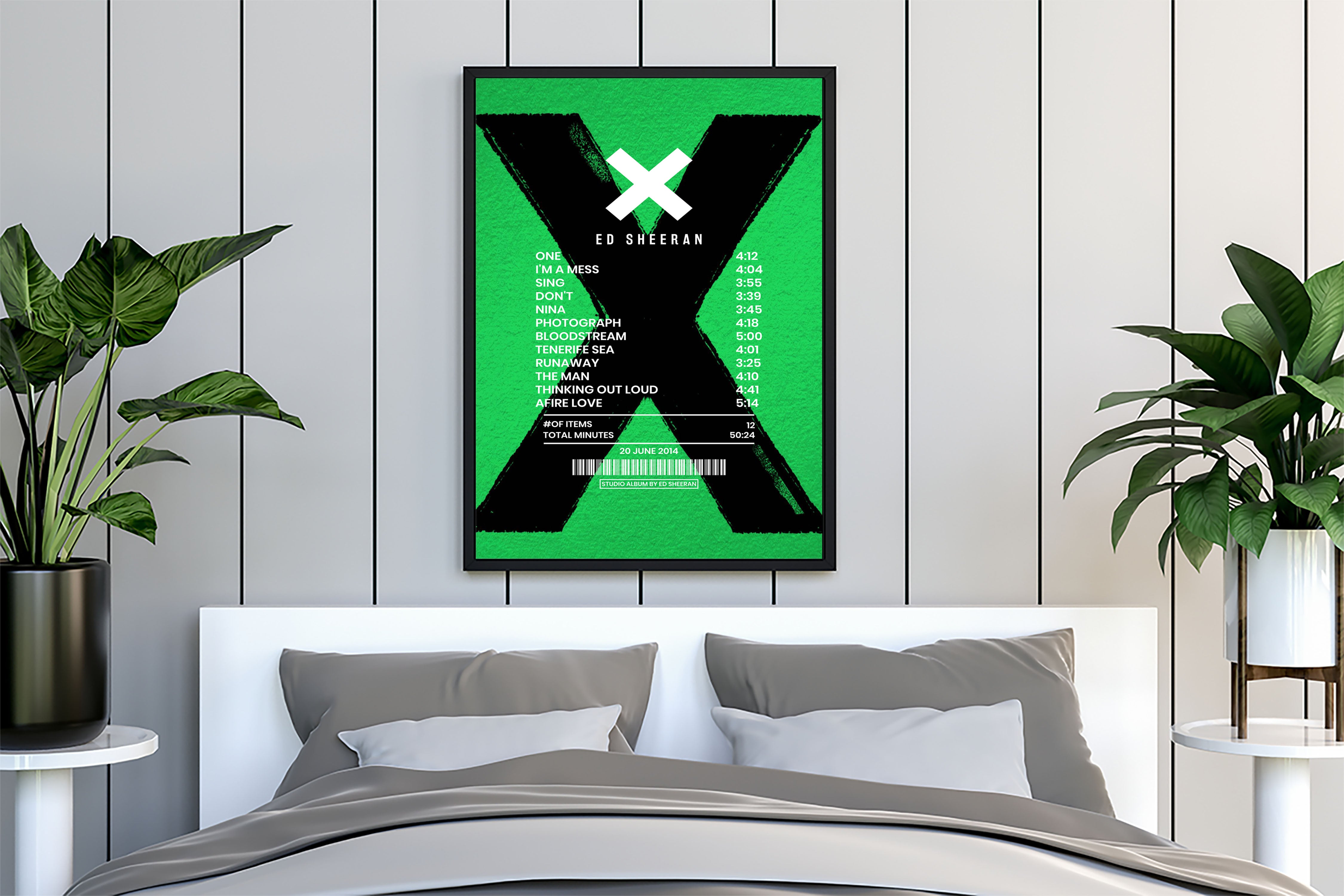 X By Ed Sheeran [Canvas] – Receipt Rugs
