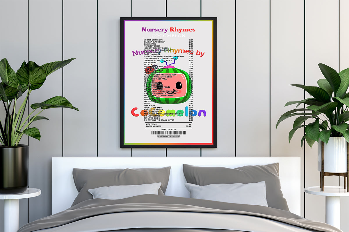 Nursery Rhymes By Cocomelon [Canvas] – Receipt Rugs