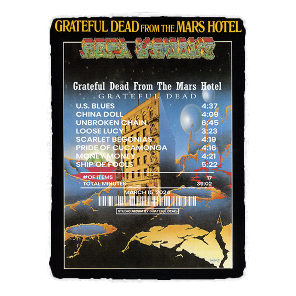 Grateful Dead From The Mars Hotel By Grateful Dead [Rug] – Receipt Rugs