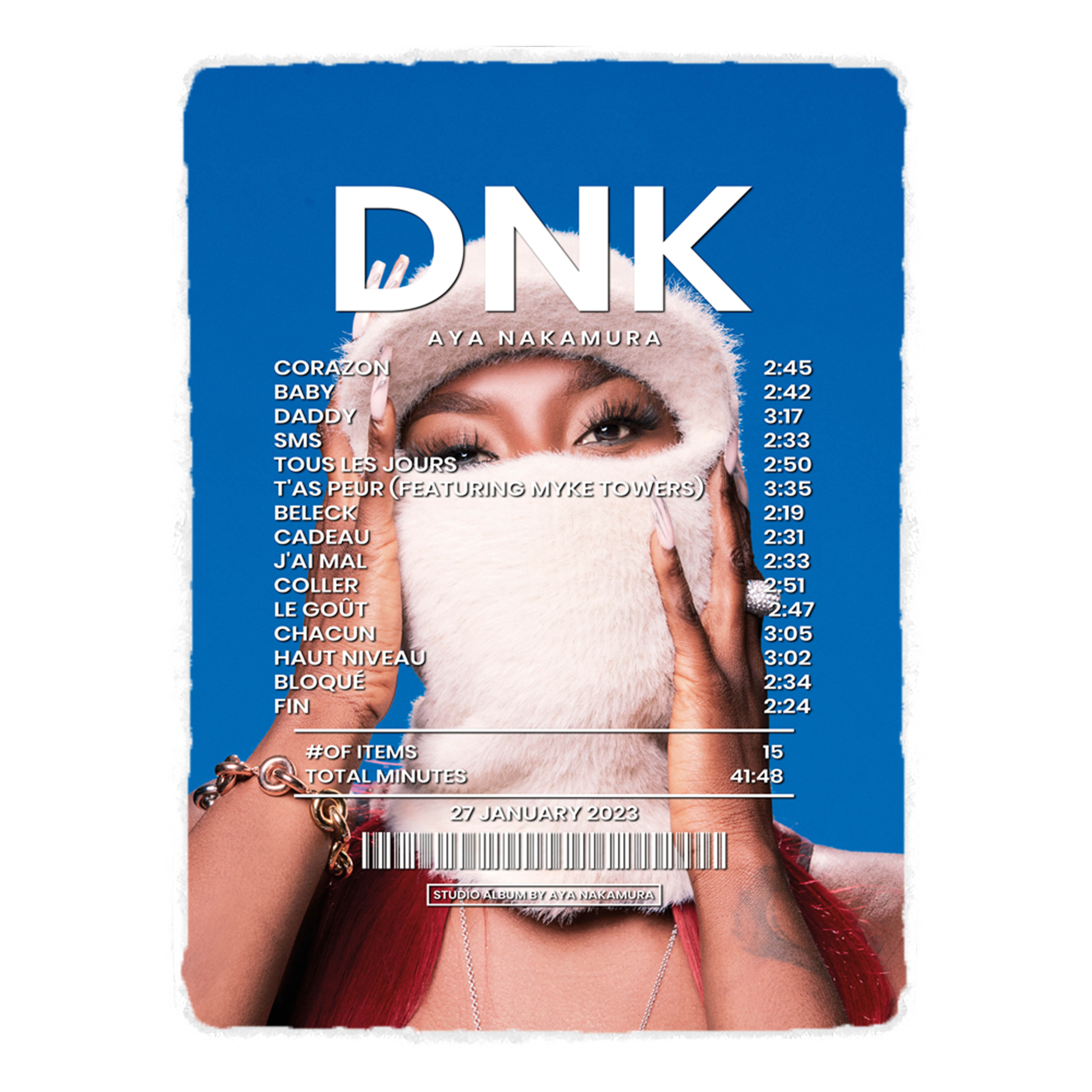 Dnk by Aya Nakamura [Rug] – Receipt Rugs