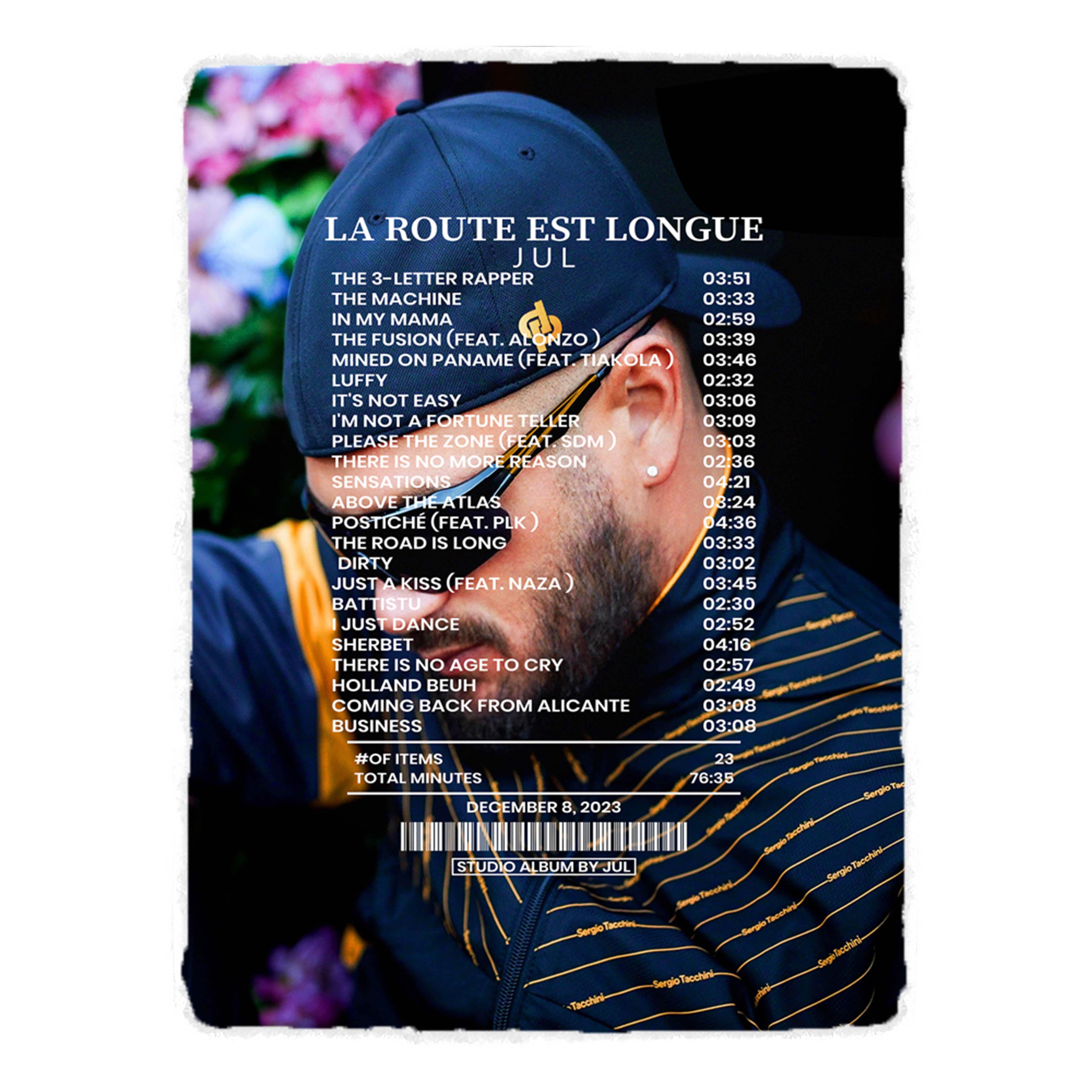 La Route Est Longue by Jul [Rug] – Receipt Rugs