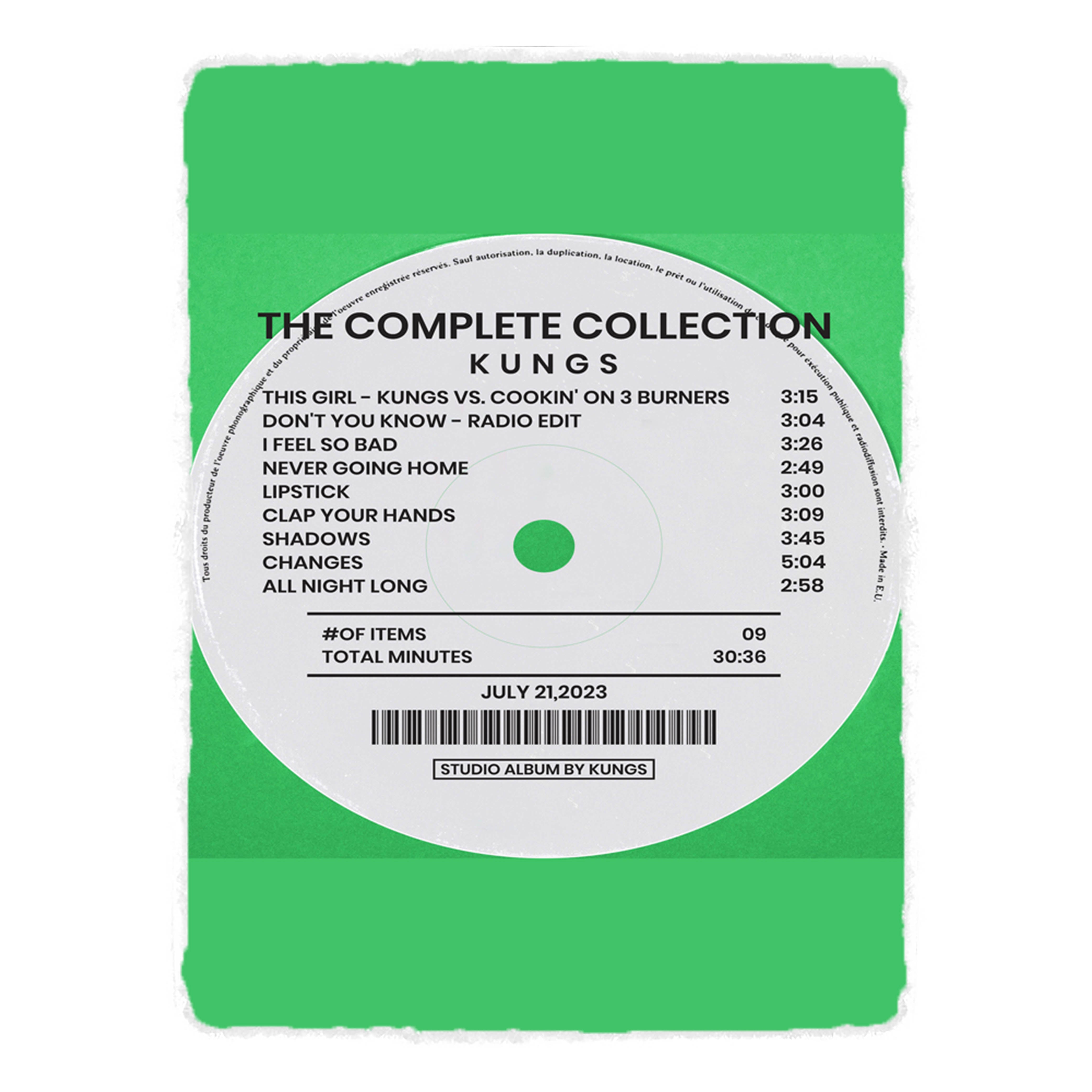 The Complete Collection By Kungs [Rug] – Receipt Rugs