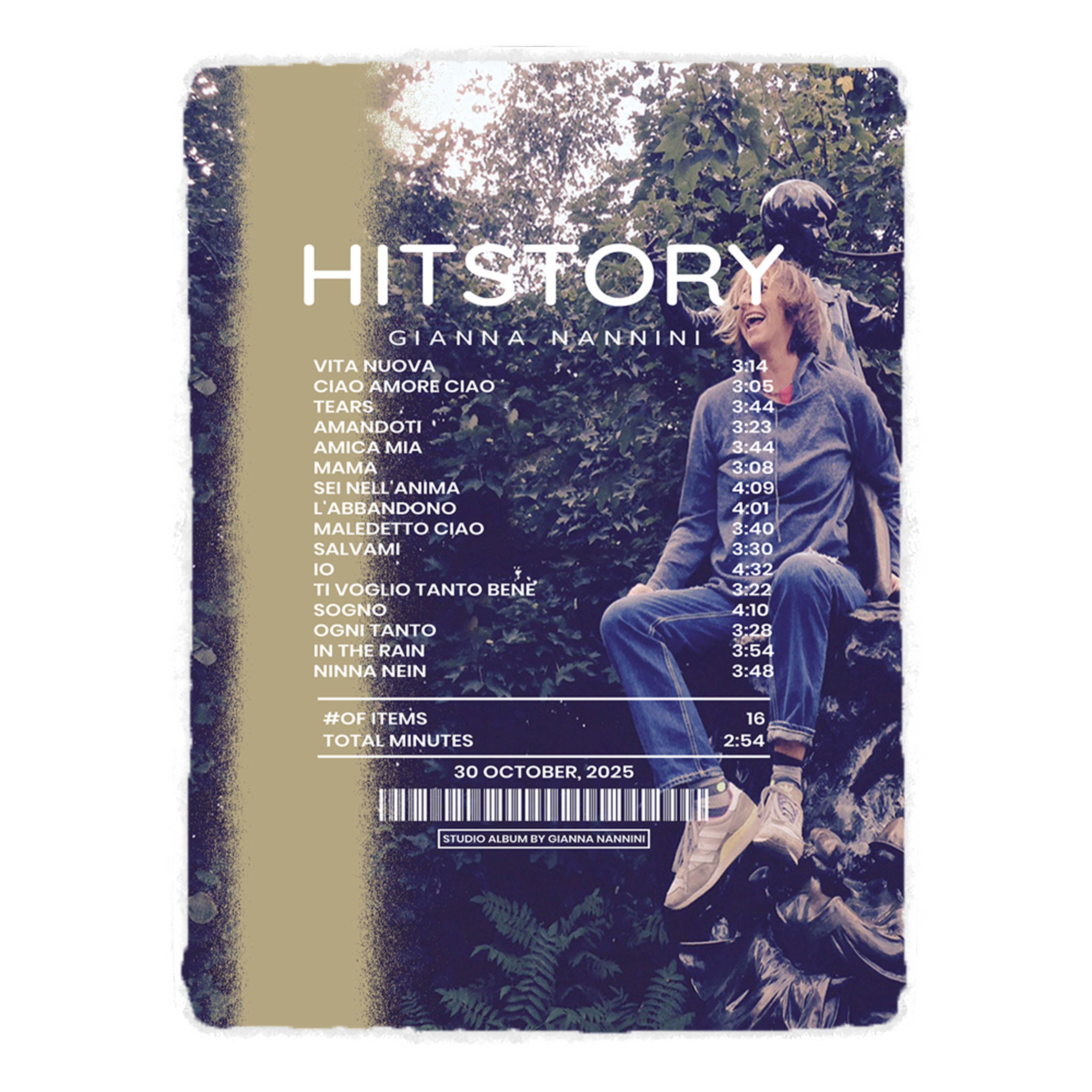 Hitstory By Gianna Nannini [Rug] – Receipt Rugs