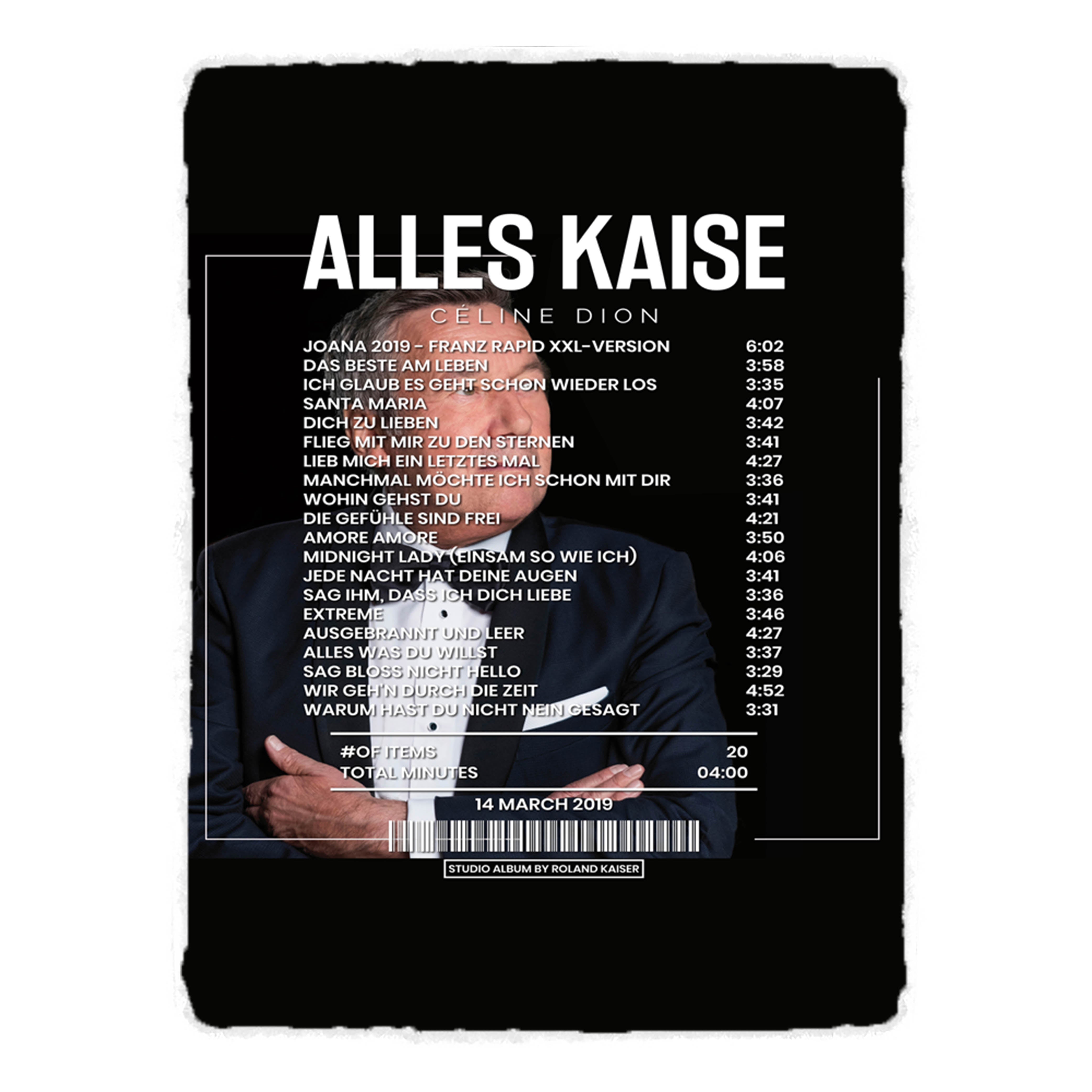Alles Kaiser By Roland Kaiser [Rug] – Receipt Rugs