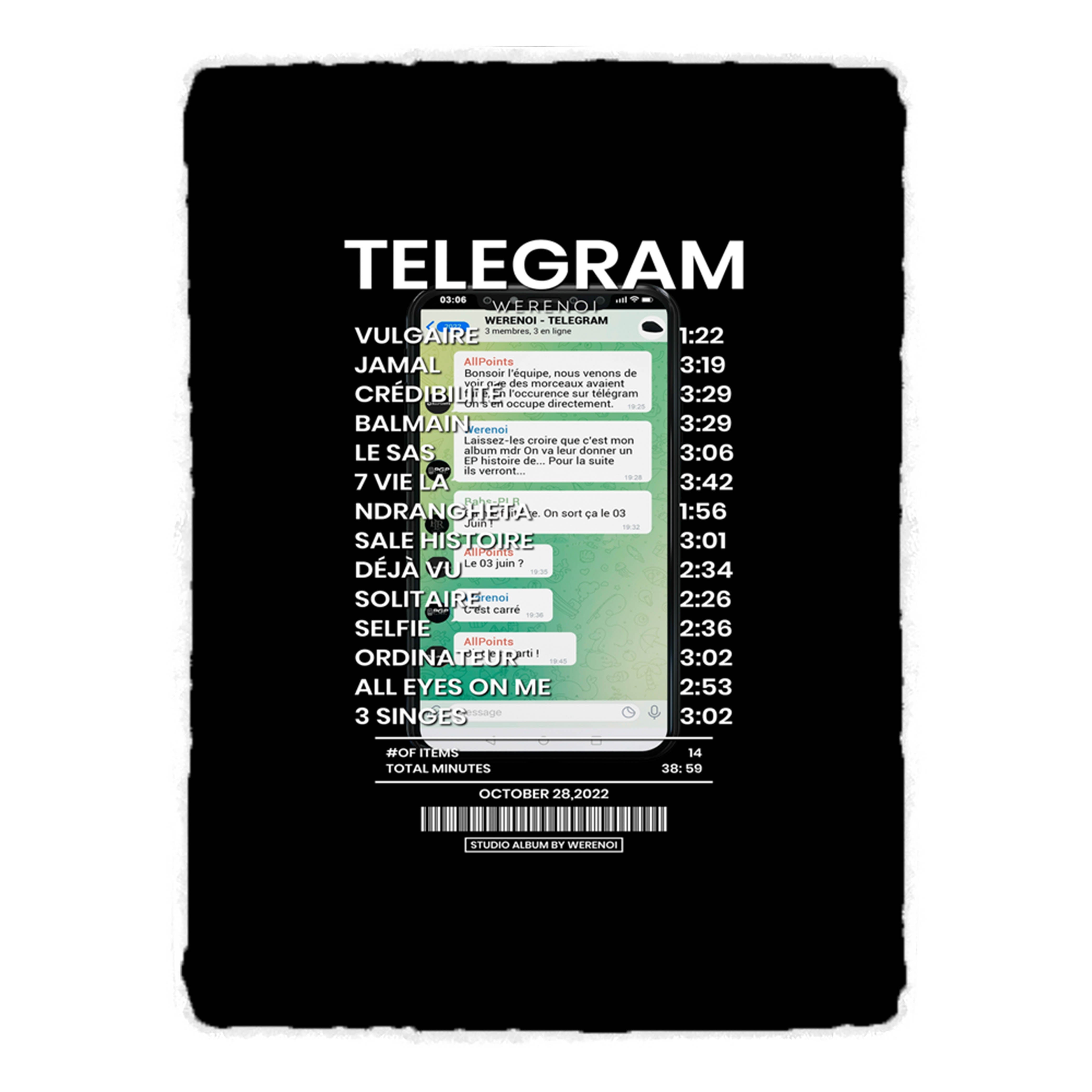 Telegram By Werenoi [Rug] – Receipt Rugs