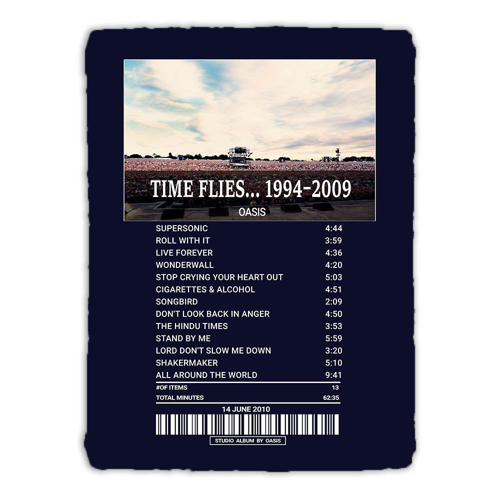 Time Flies - 1994-2009 By Oasis [Rug] – Receipt Rugs