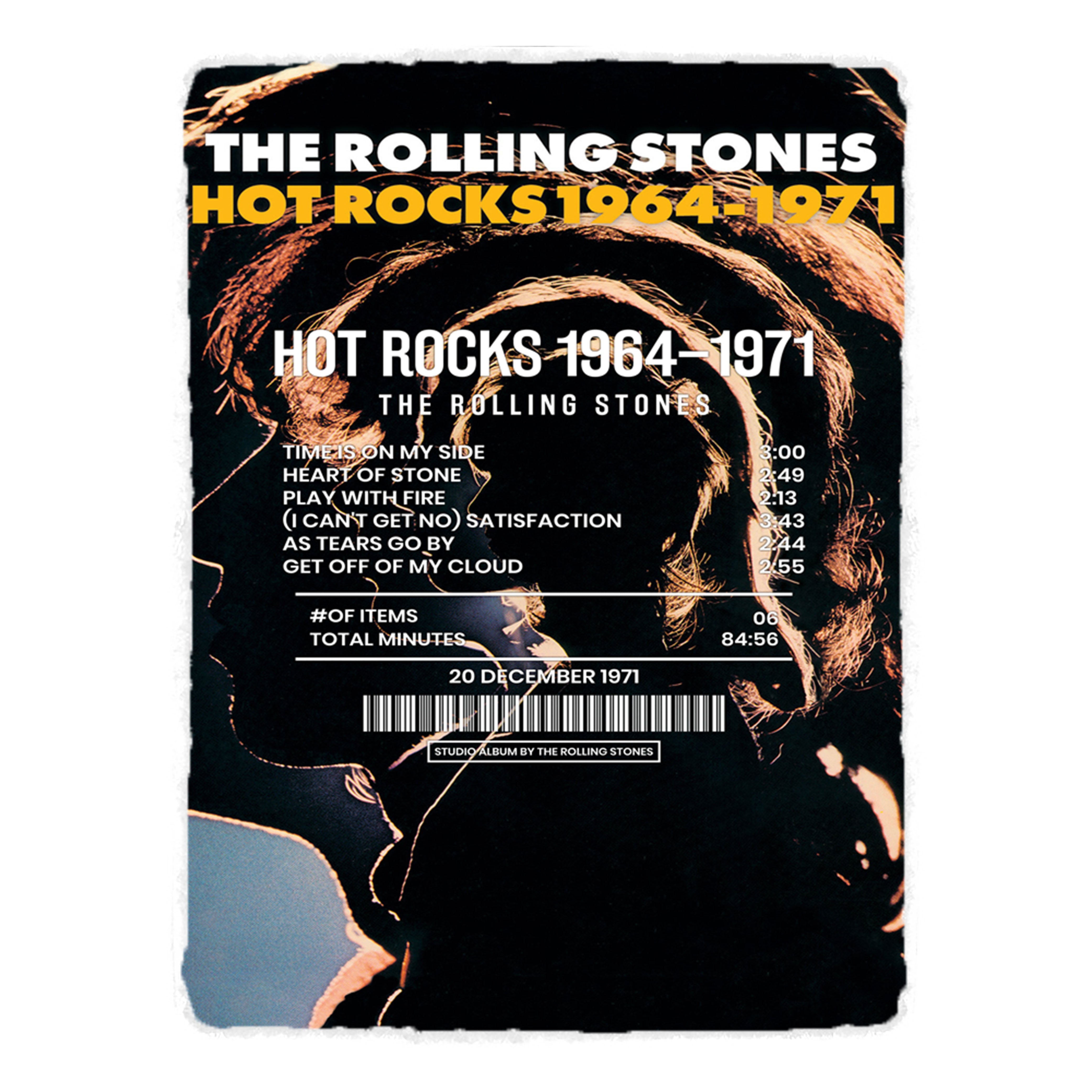 Hot Rocks 1964-1971 By The Rolling Stones [Rug] – Receipt Rugs