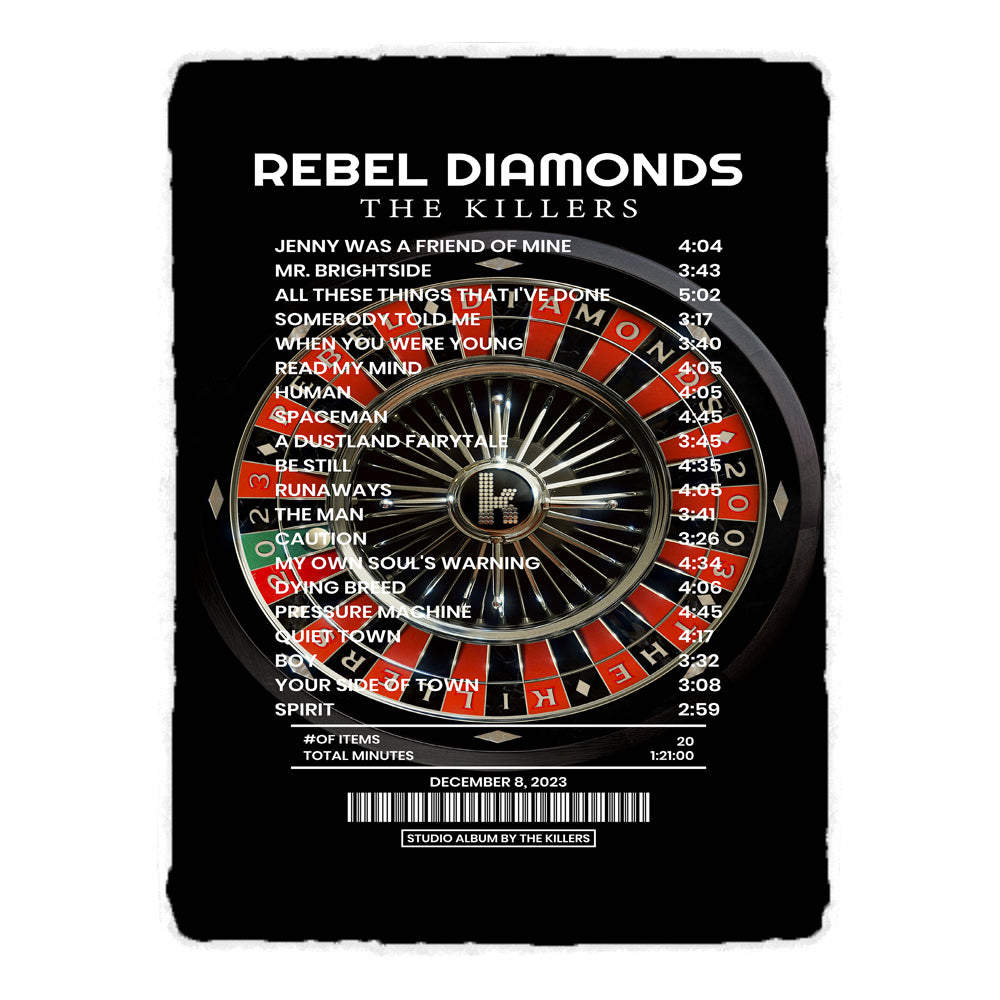 Rebel Diamonds By Killers [Rug] – Receipt Rugs