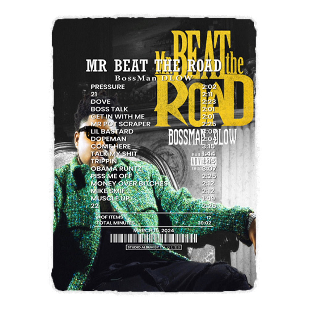 Mr. Beat The Road By BossMan DLow [Canvas] – Receipt Rugs