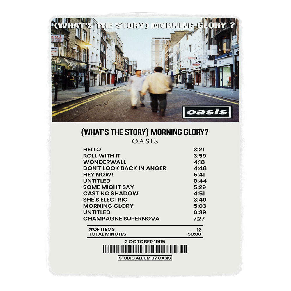 What'S The Story Morning Glory By Oasis [Canvas] – Receipt Rugs