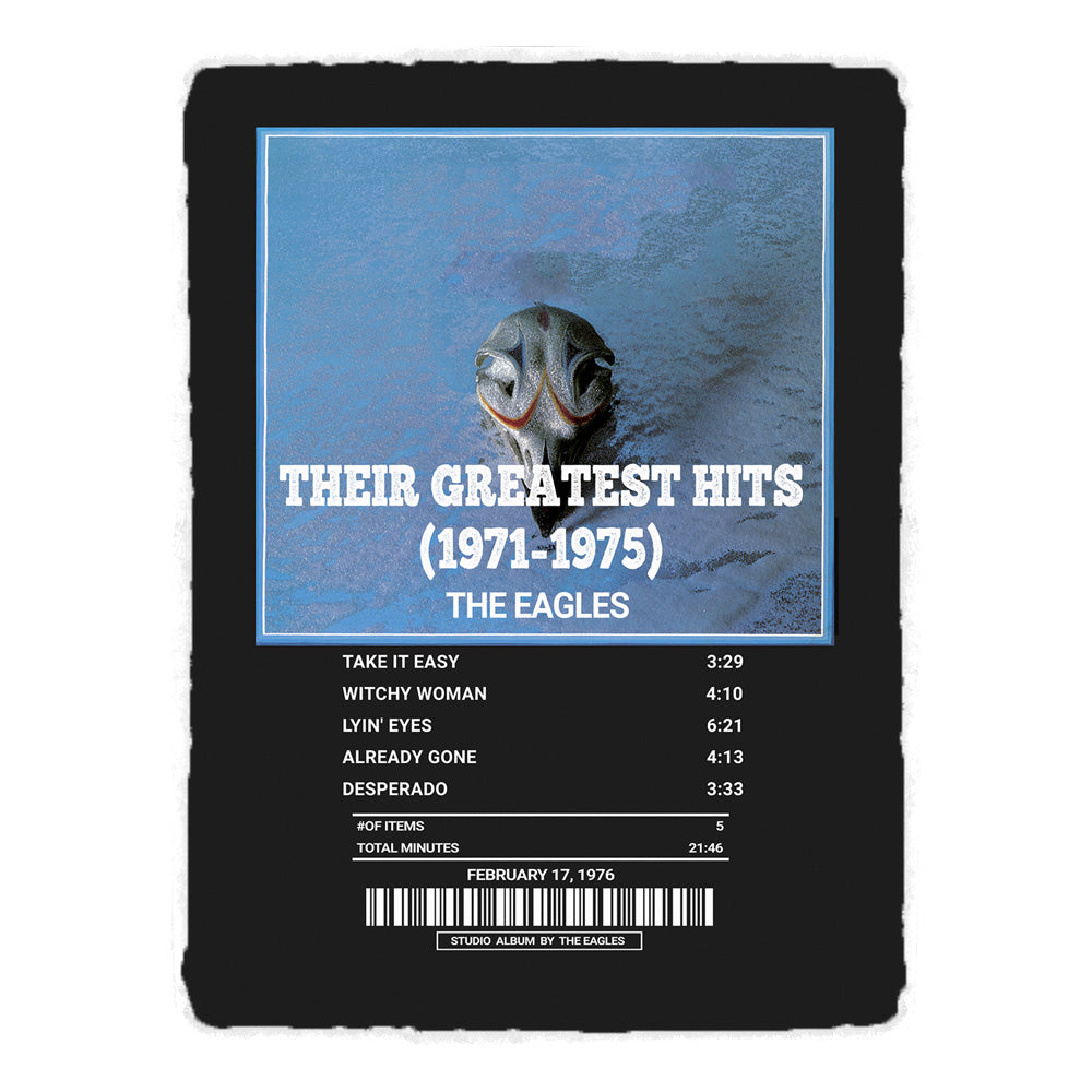 Their Greatest Hits 1971-1975 By Eagles [Rug] – Receipt Rugs