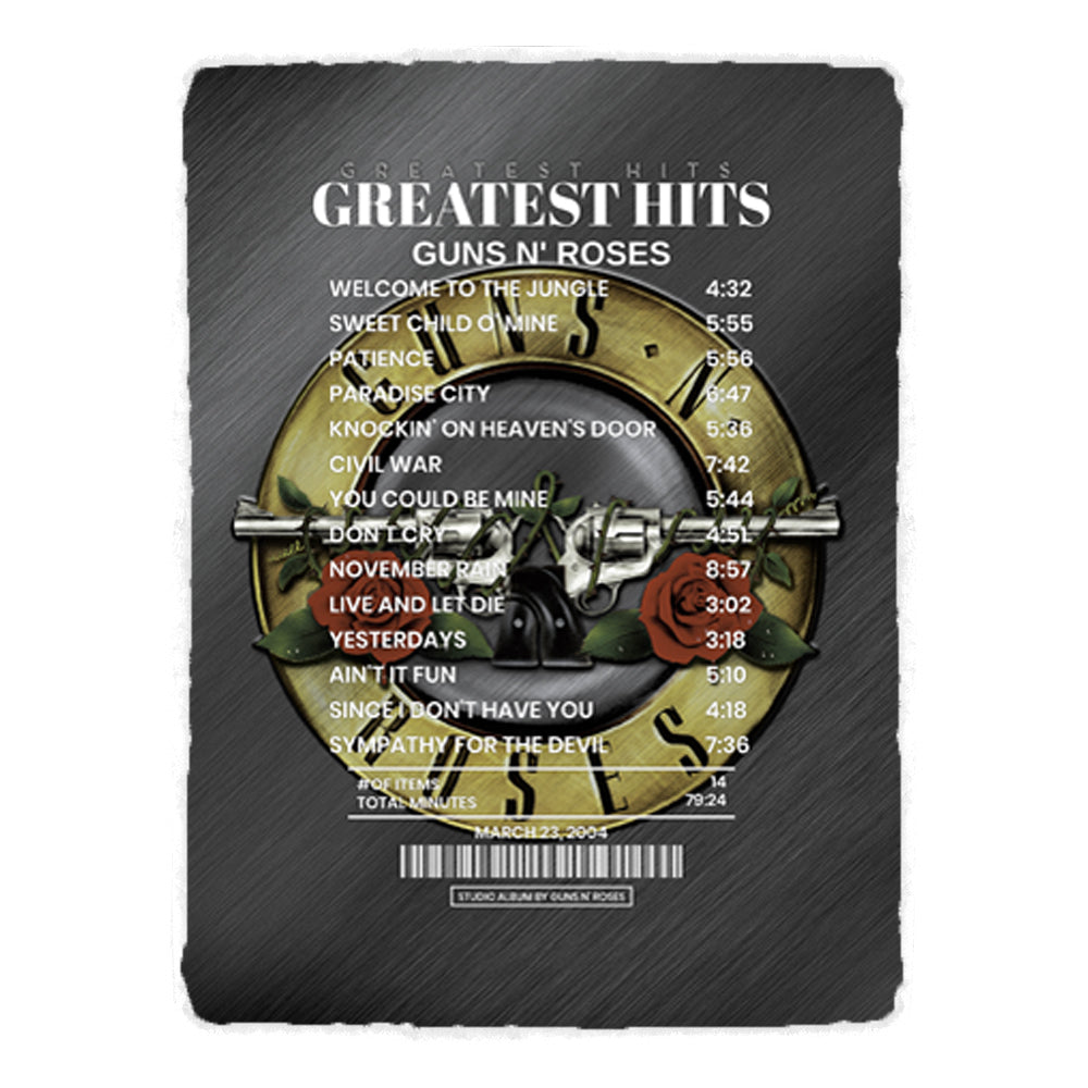 Greatest Hits By Guns N' Roses [Rug] – Receipt Rugs
