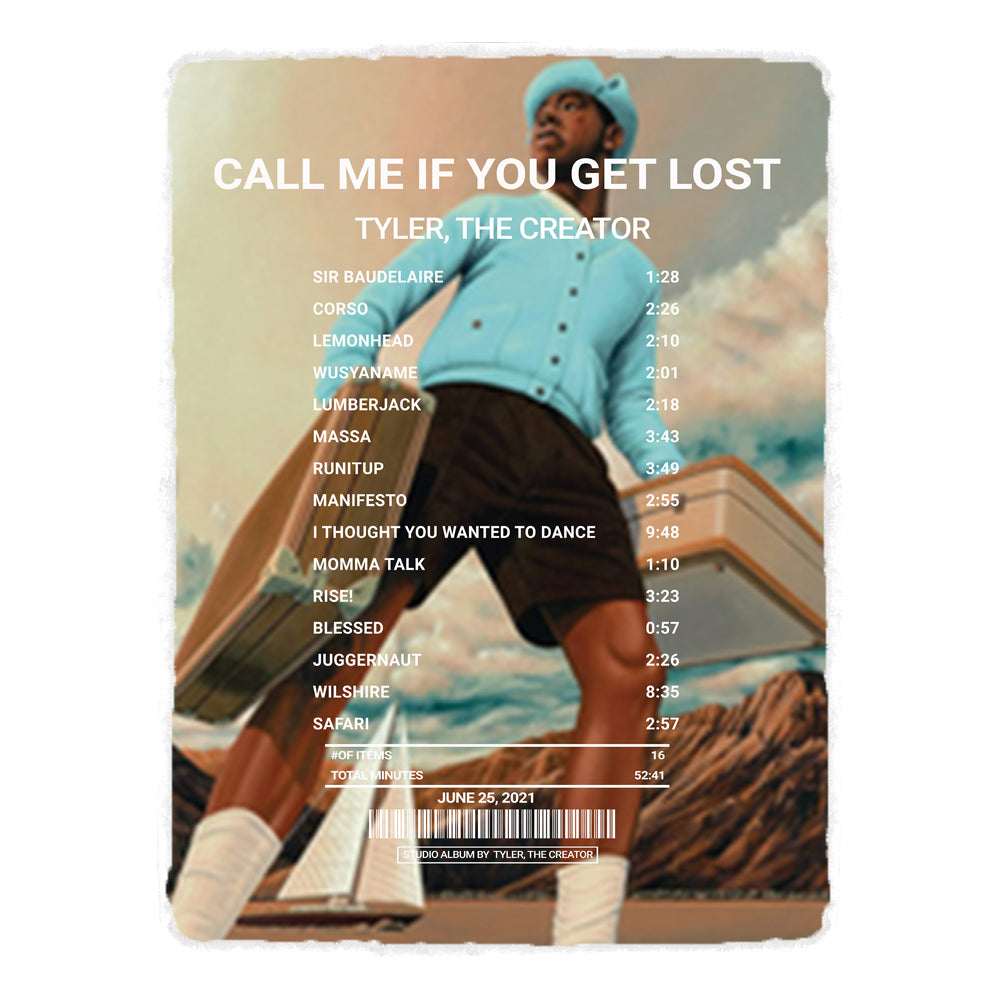 Call Me If You Get Lost By Tyler, The Creator [Rug] – Receipt Rugs