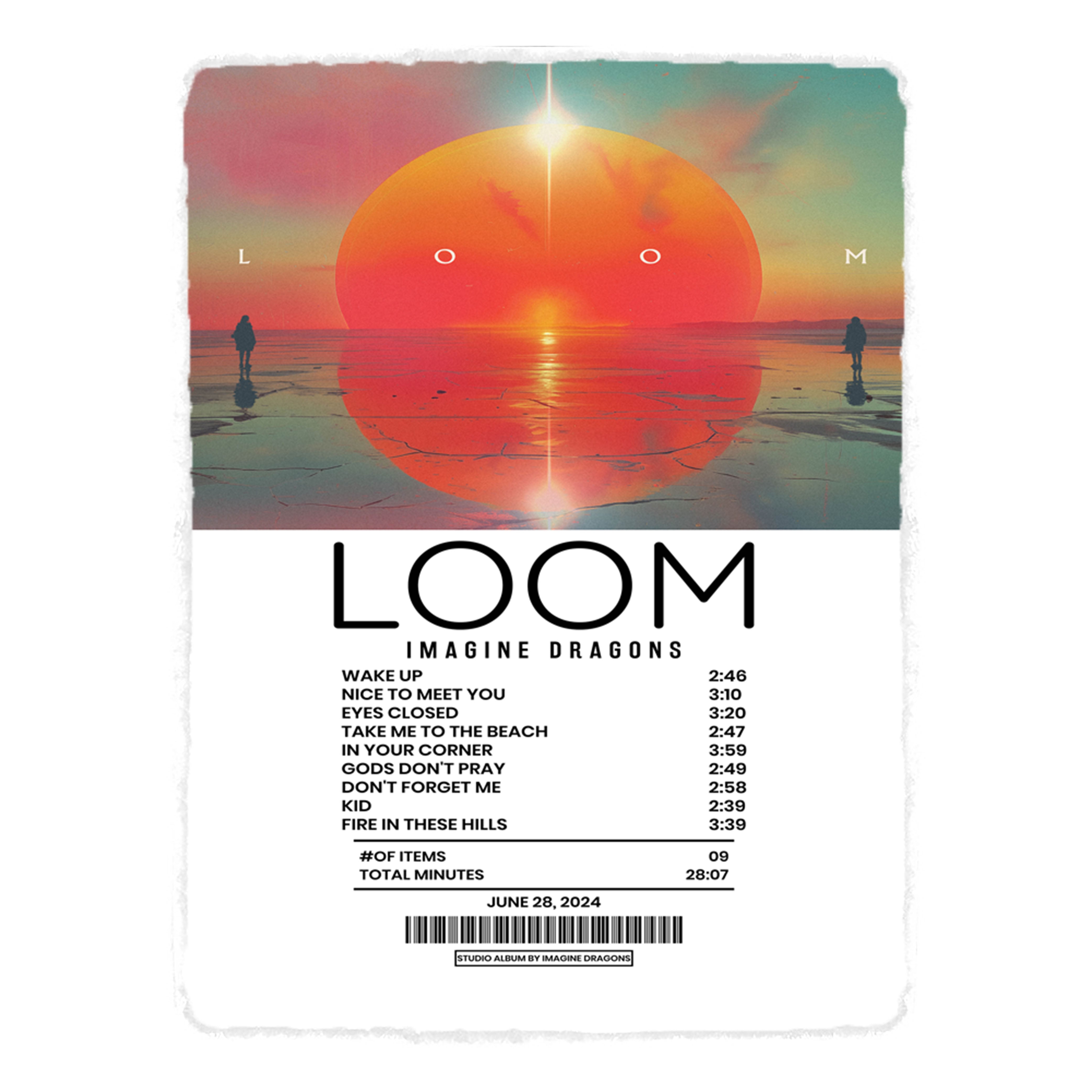 LOOM By Imagine Dragons [Rug] – Receipt Rugs