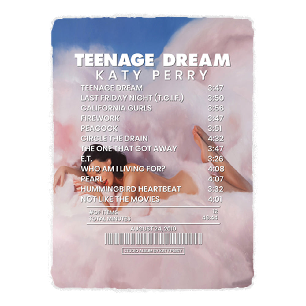 Teenage Dream By Katy Perry [Rug] – Receipt Rugs