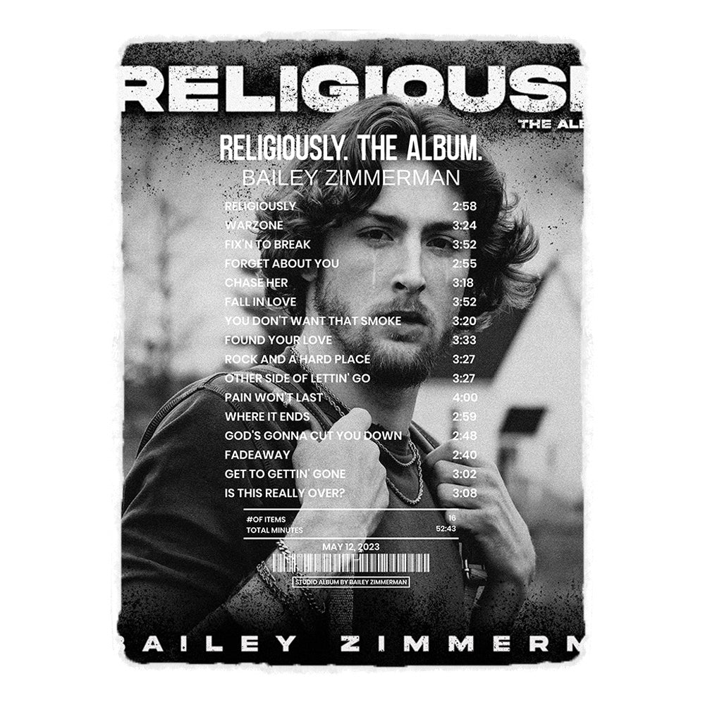 Religiously. The Album. By Bailey Zimmerman [Rug] – Receipt Rugs