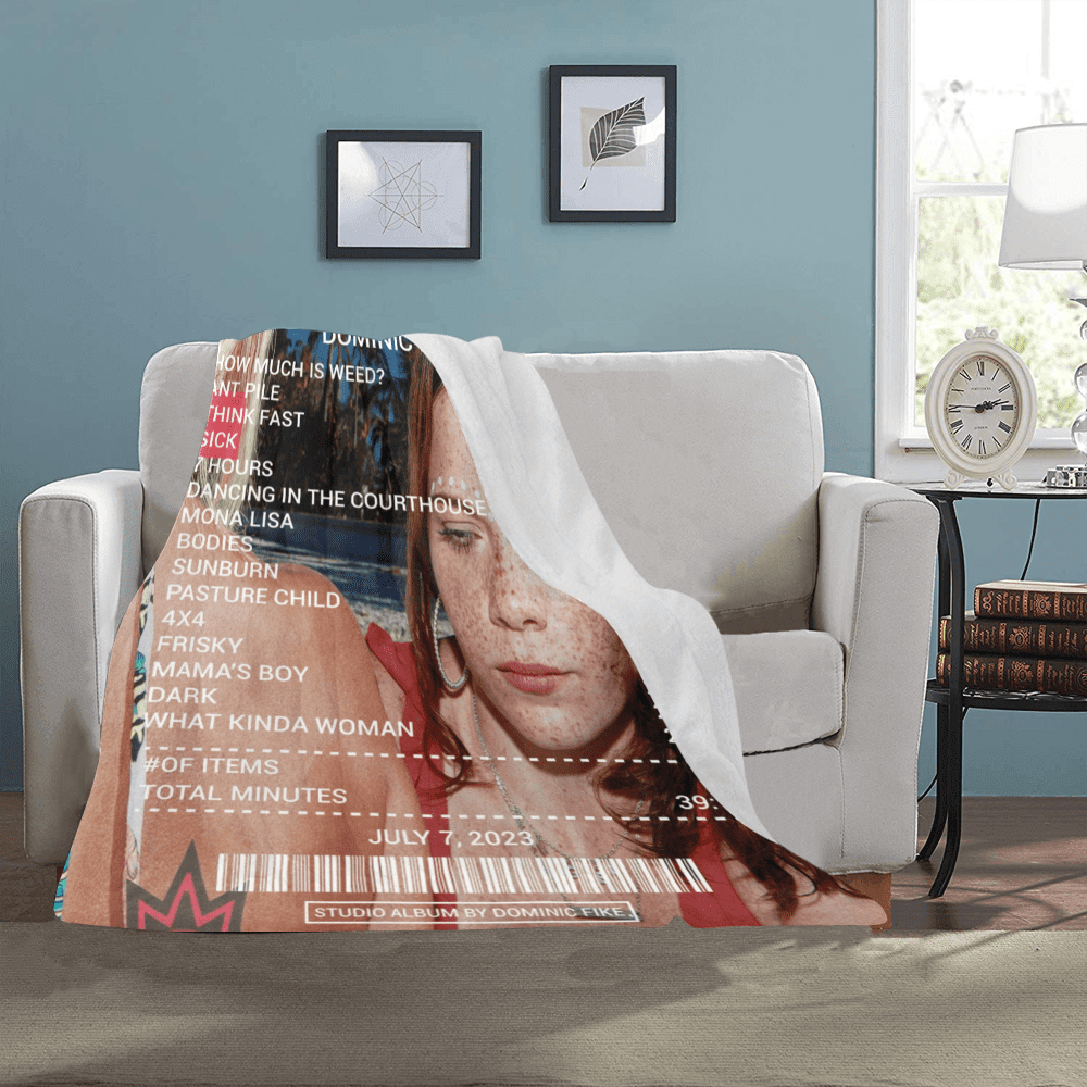 Sunburn By Dominic Fike [Blanket] – Receipt Rugs