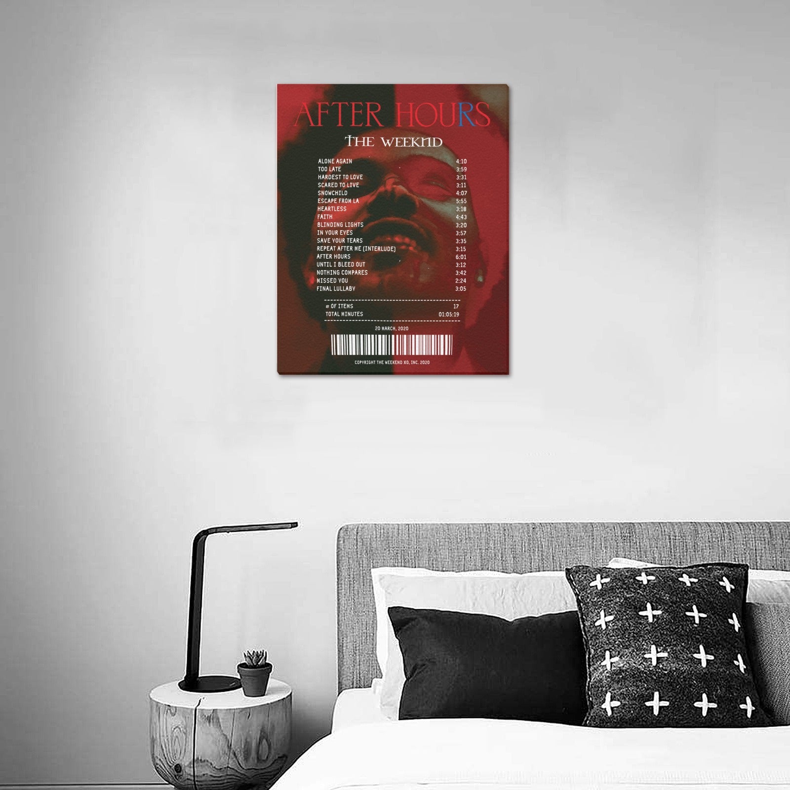 After Hours - The Weeknd [Canvas] – Receipt Rugs