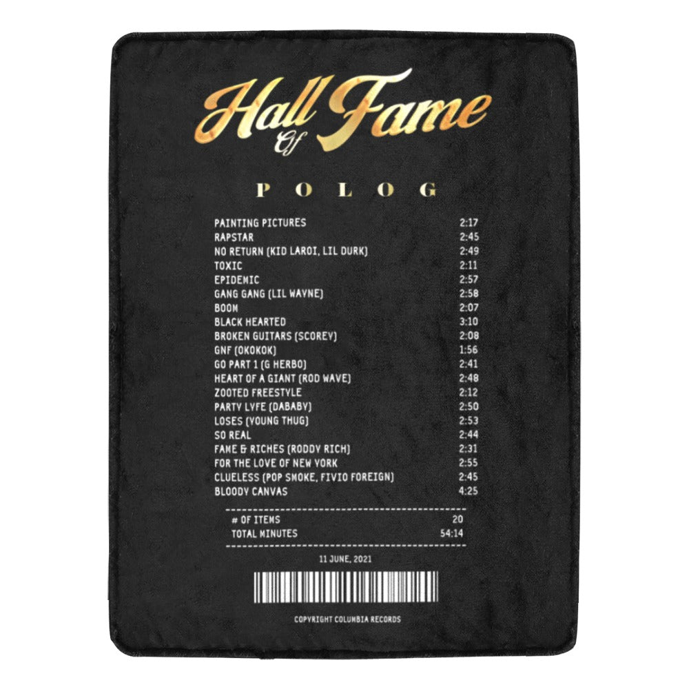 Hall of Fame - Polo G [Blanket] – Receipt Rugs