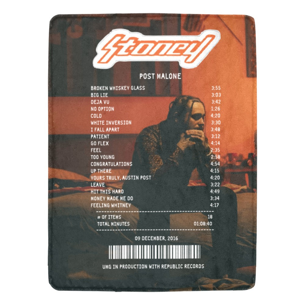 Stoney - Post Malone [Blanket] – Receipt Rugs