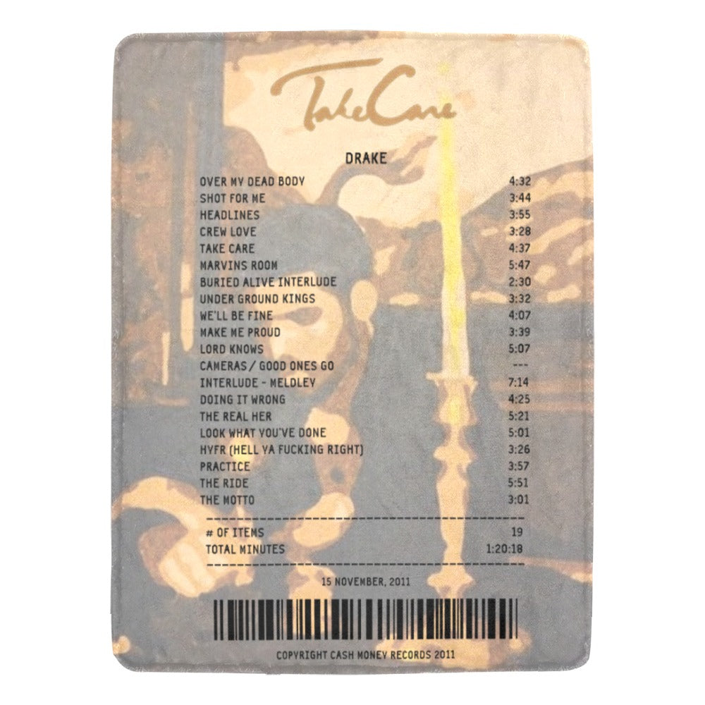 Take Care - Drake [Blanket] – Receipt Rugs