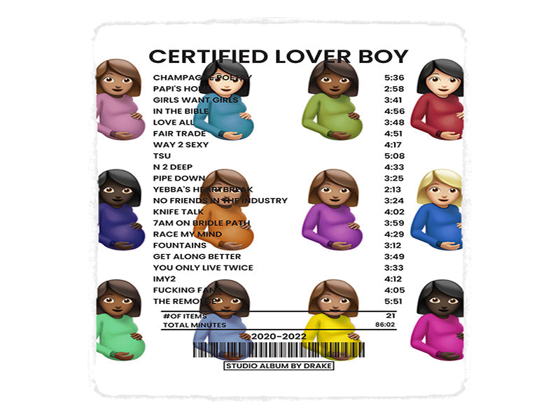 Certified Lover Boy (by Drake) [Blanket] – Receipt Rugs
