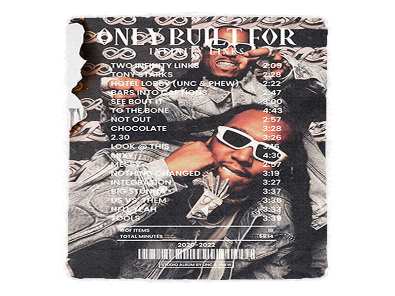 Only Built For Infinity Links (by Quavo & Takeoff) [Rug] – Receipt Rugs
