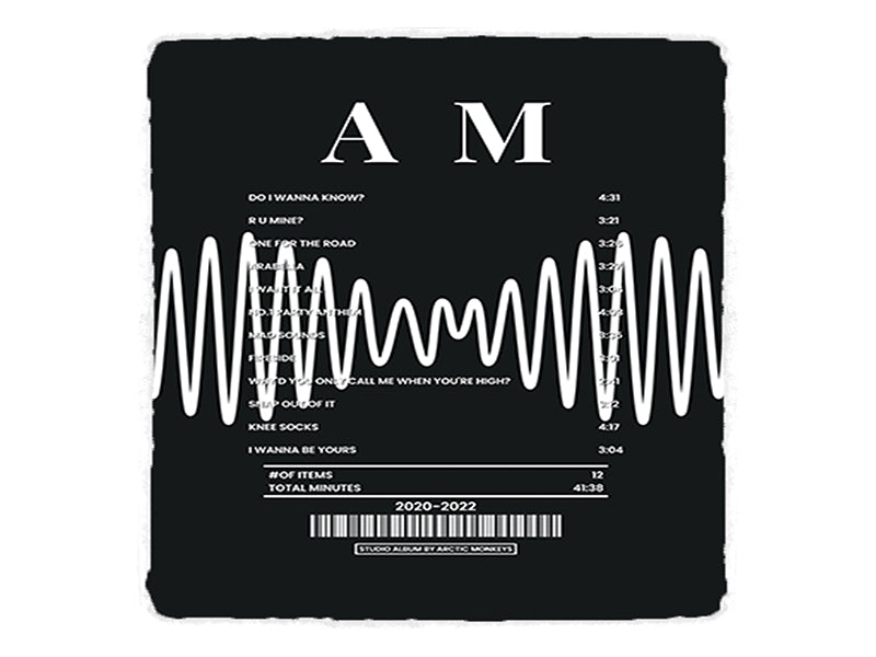 AM (by Arctic Monkeys) [Rug] – Receipt Rugs
